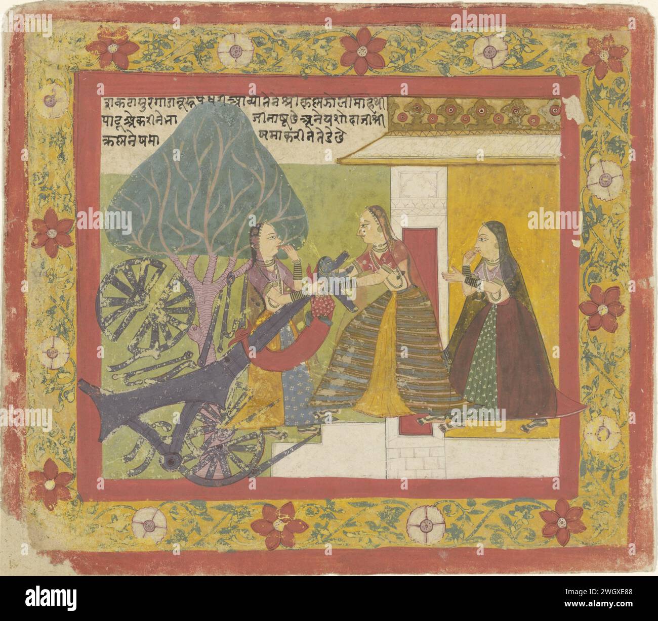 Krishna has destroyed the Wagendemon, Anonymous, c. 1620 Indian ...