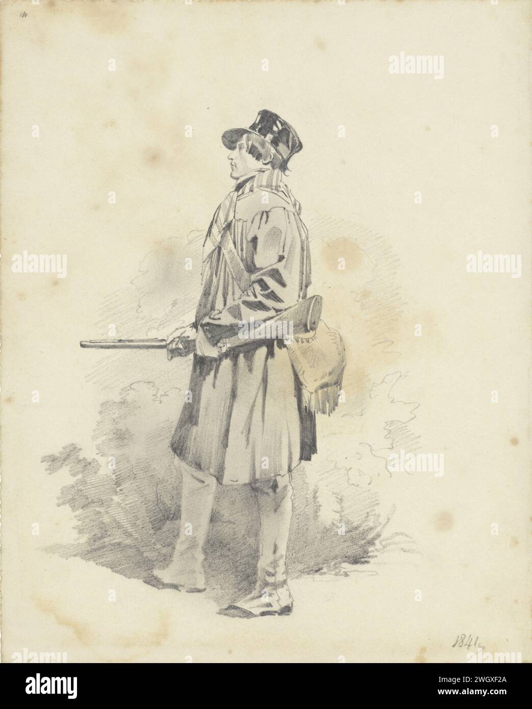 Shotgun drawing hi-res stock photography and images - Alamy