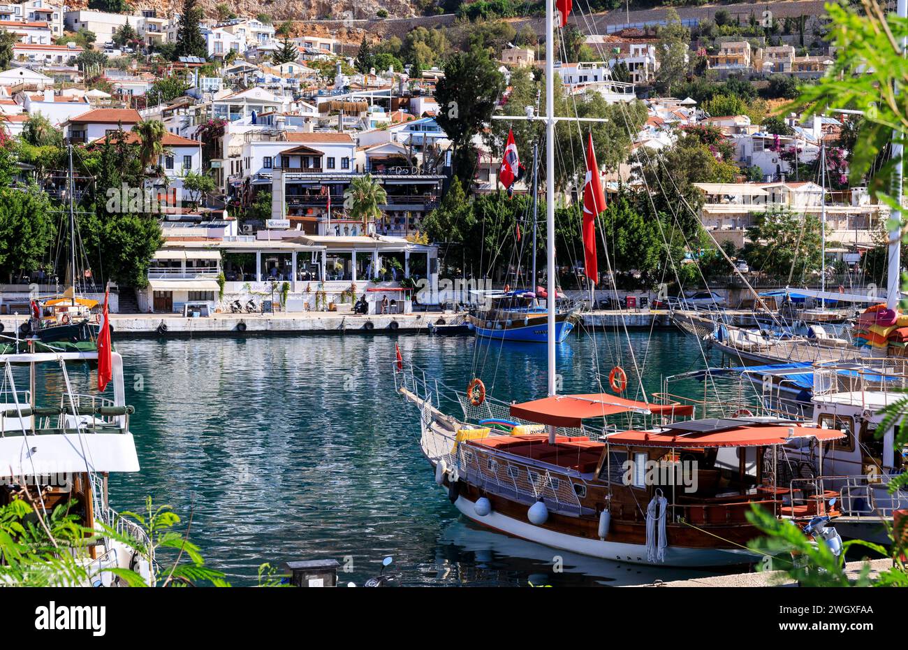 Gulets kalkan turkey hi-res stock photography and images - Alamy