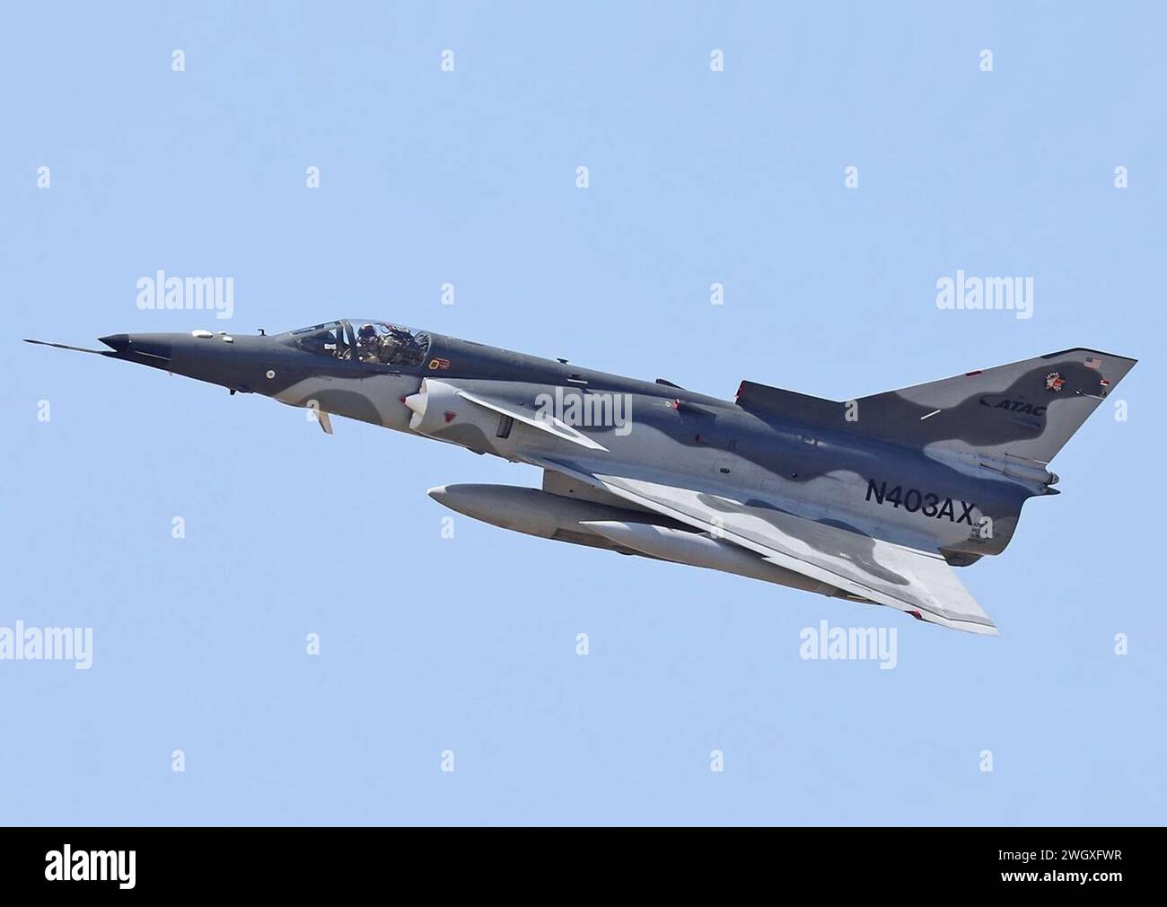 ATAC F-21 Kfir prepares to land aboard Marine Corps Air Station ...