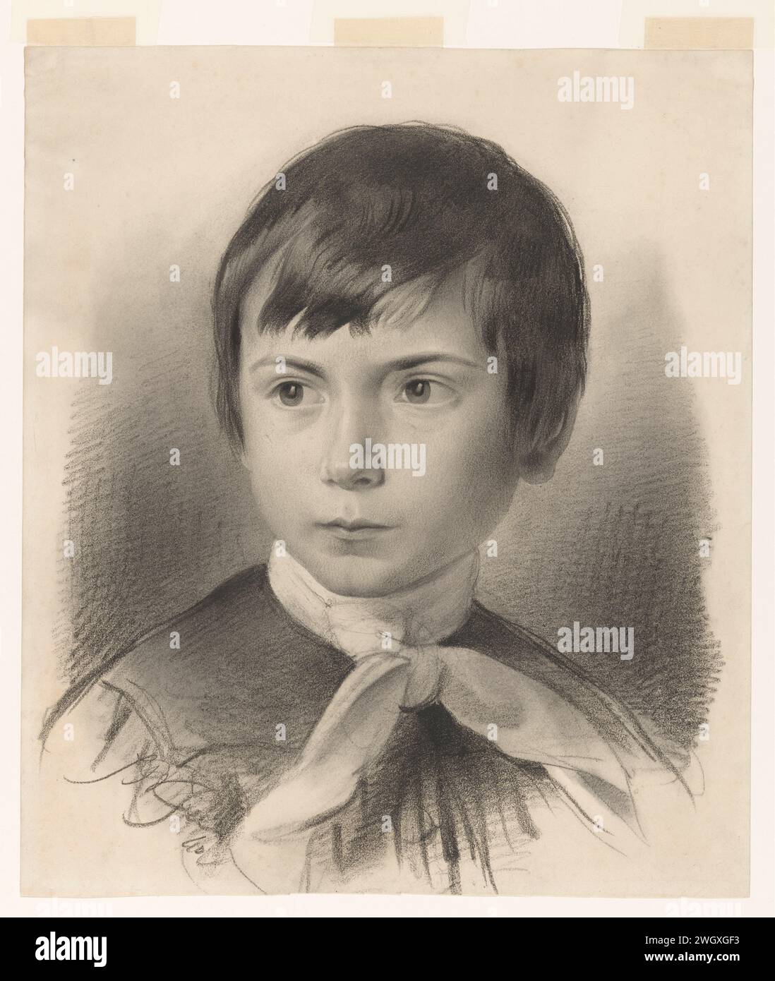 Portrait of Johan Daniël Koelman, 1840 drawing Portrait of Johan Philip ...