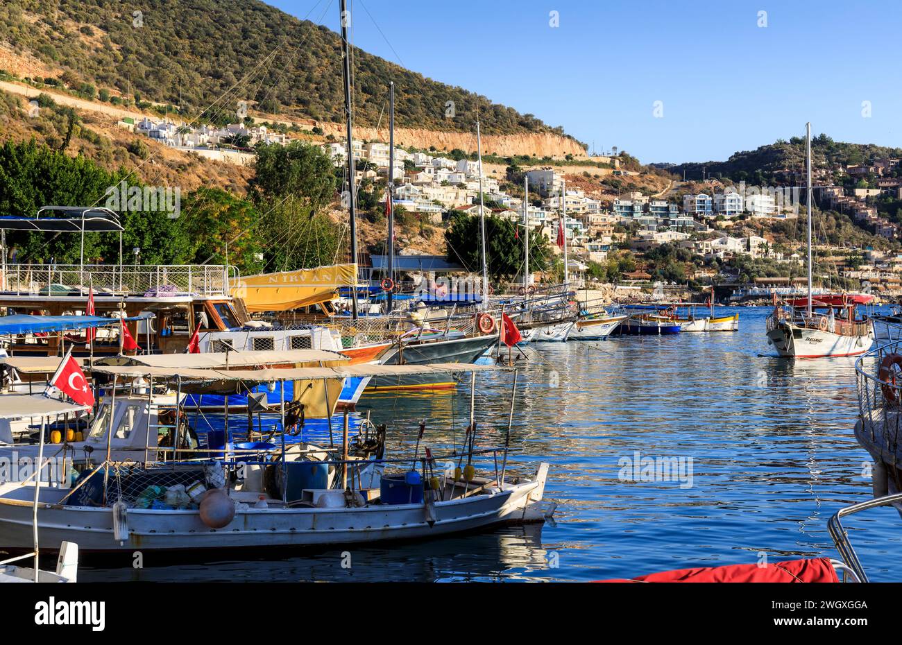 Gulets kalkan turkey hi-res stock photography and images - Alamy