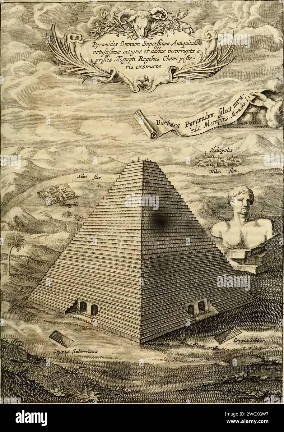 Turris babel 1679 athanasius kircher hi-res stock photography and ...