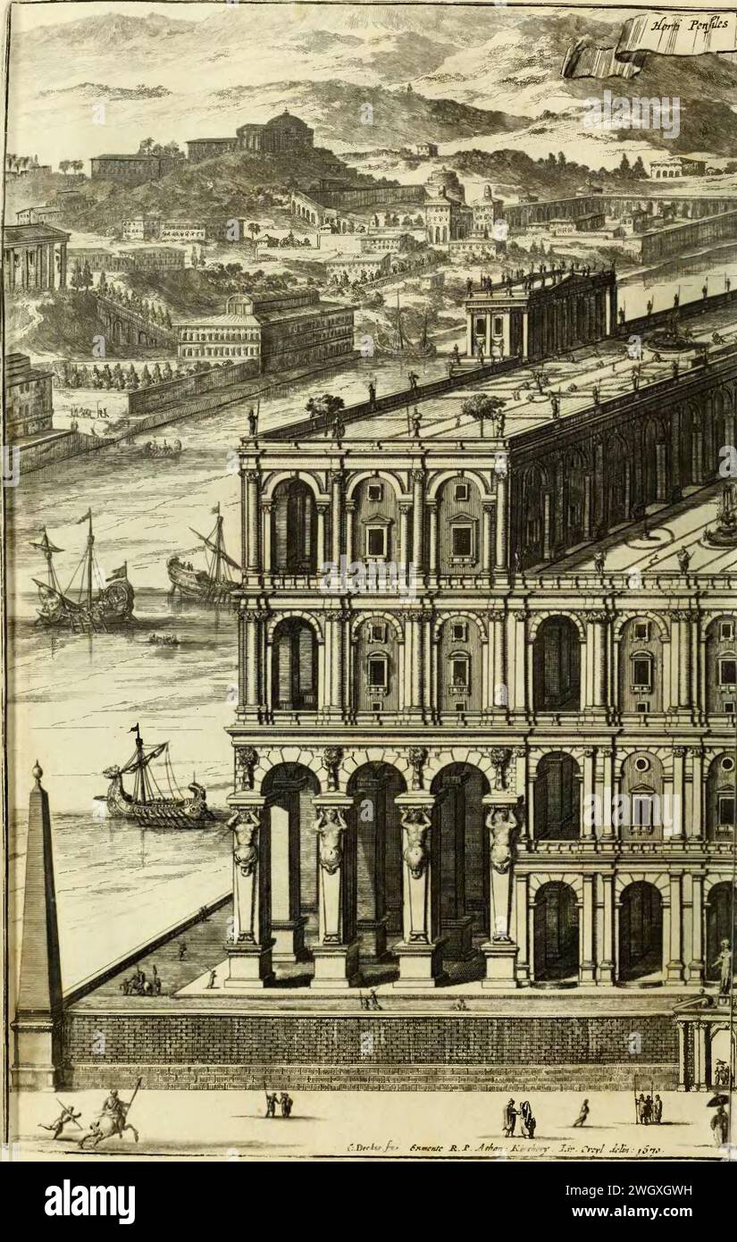 Turris babel 1679 athanasius kircher hi-res stock photography and ...