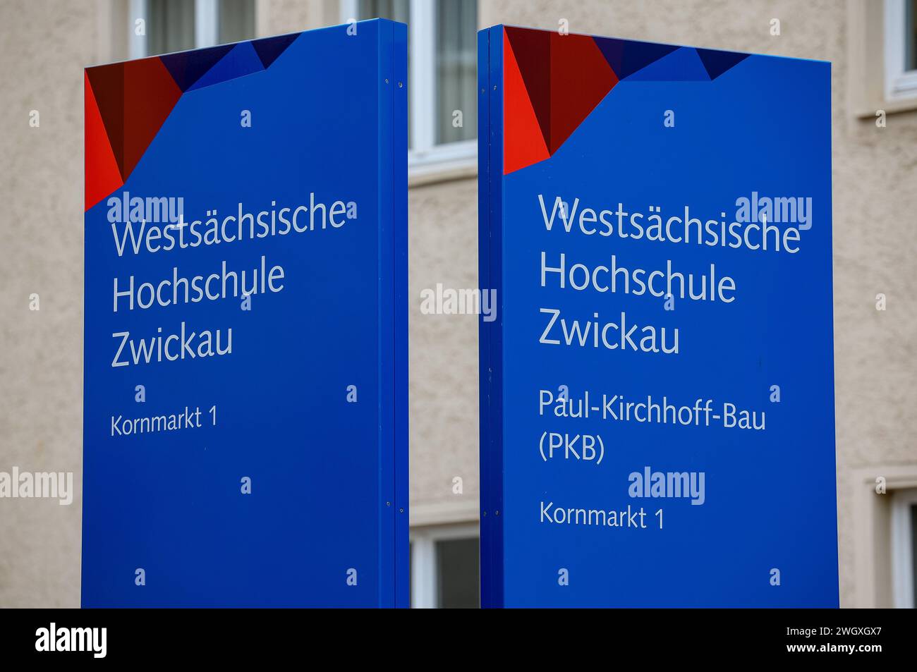Zwickau, Germany. 06th Feb, 2024. View of the Paul Kirchhoff Building ...