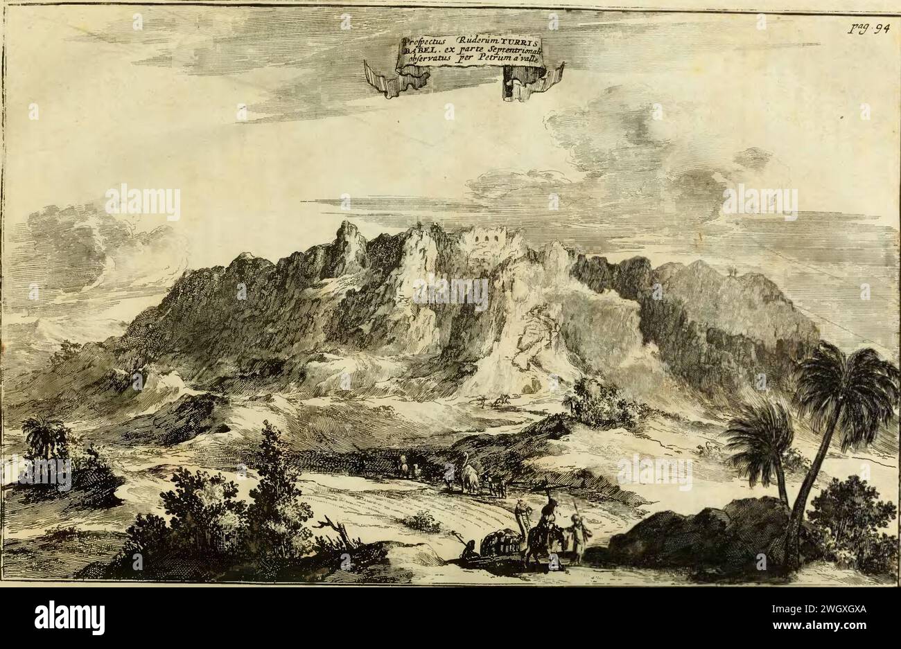 Turris babel 1679 athanasius kircher hi-res stock photography and ...