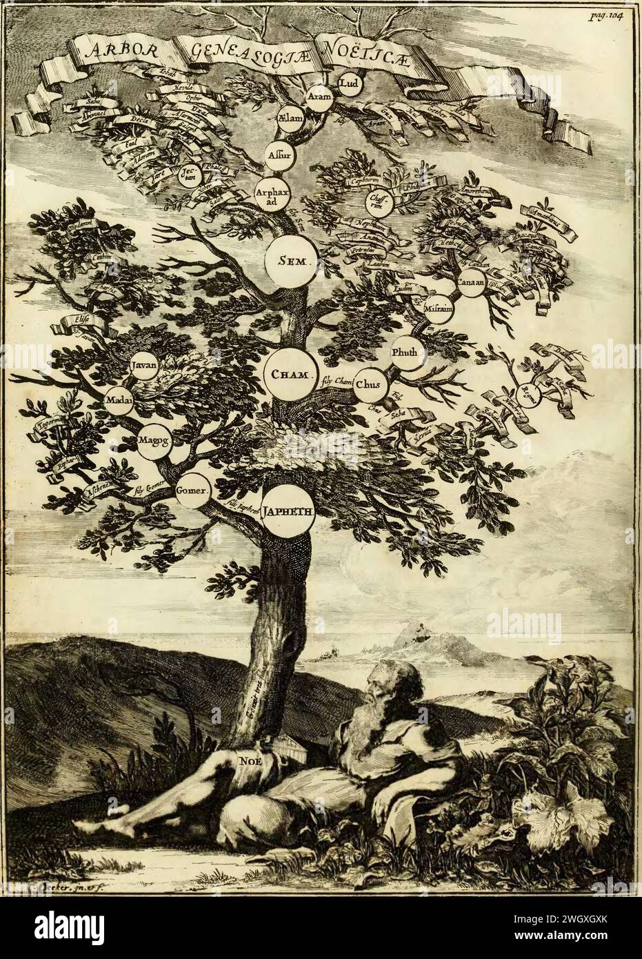 Turris babel 1679 athanasius kircher hi-res stock photography and ...