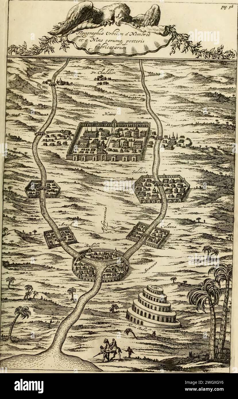 Turris babel 1679 athanasius kircher hi-res stock photography and ...