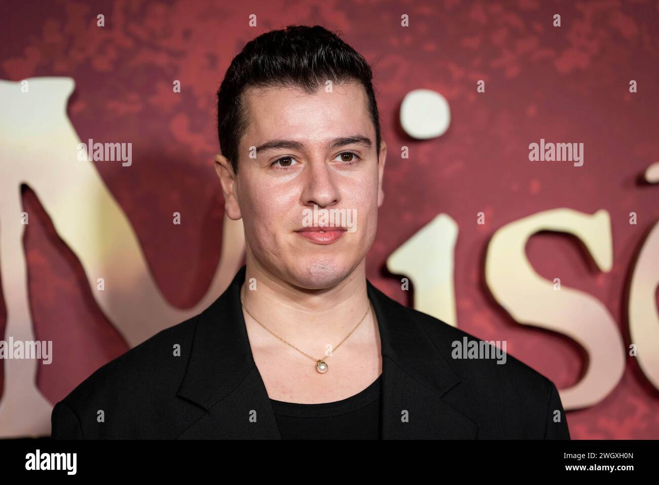 Aiden London poses for photographers upon arrival for a special VIP ...
