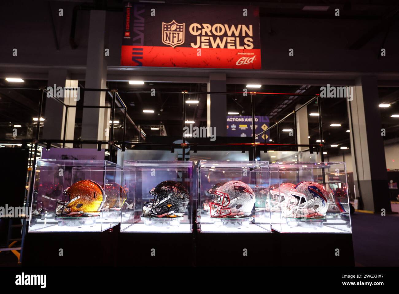 Las Vegas, NV, USA. 06th Feb, 2024. A sneak preview of the NFL Crown ...