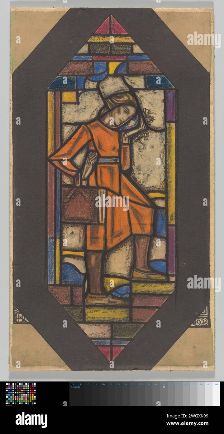 The stairs of life, 1922 drawing cardboard. chalk brush Stock Photo - Alamy