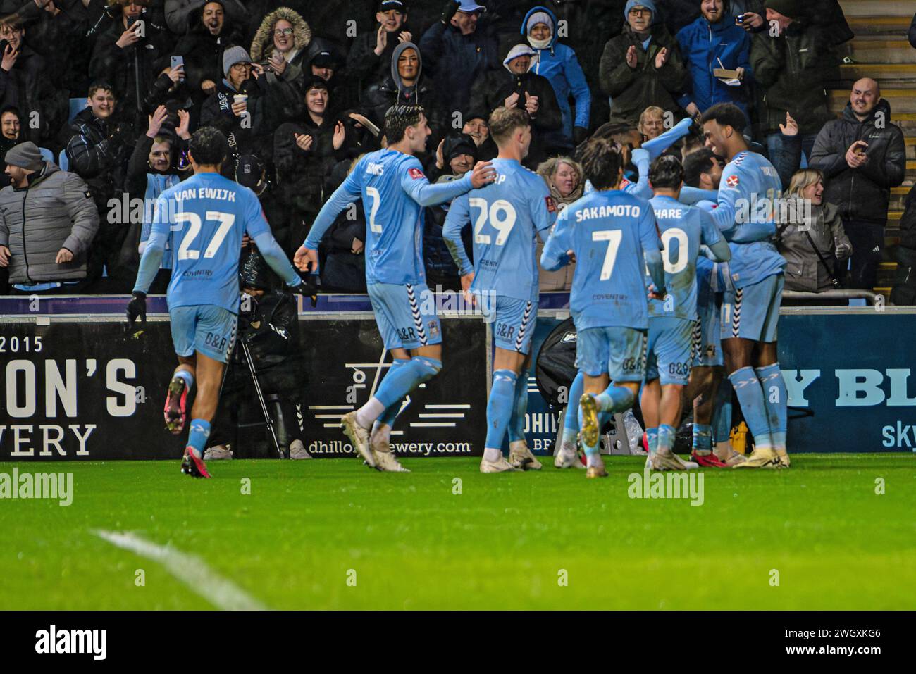 6th February 2024; Coventry Building Society Arena, Coventry, England ...