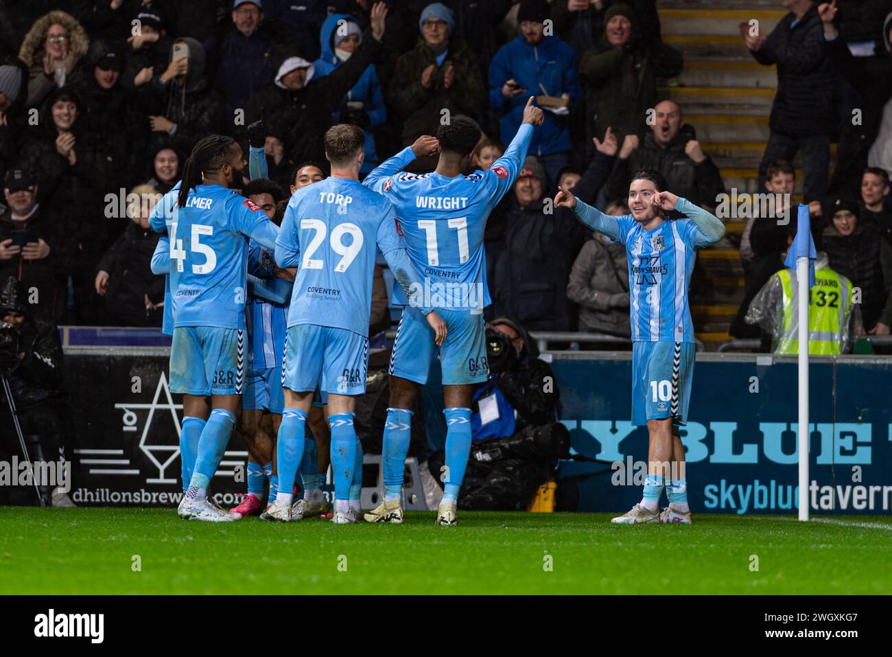 6th February 2024; Coventry Building Society Arena, Coventry, England ...