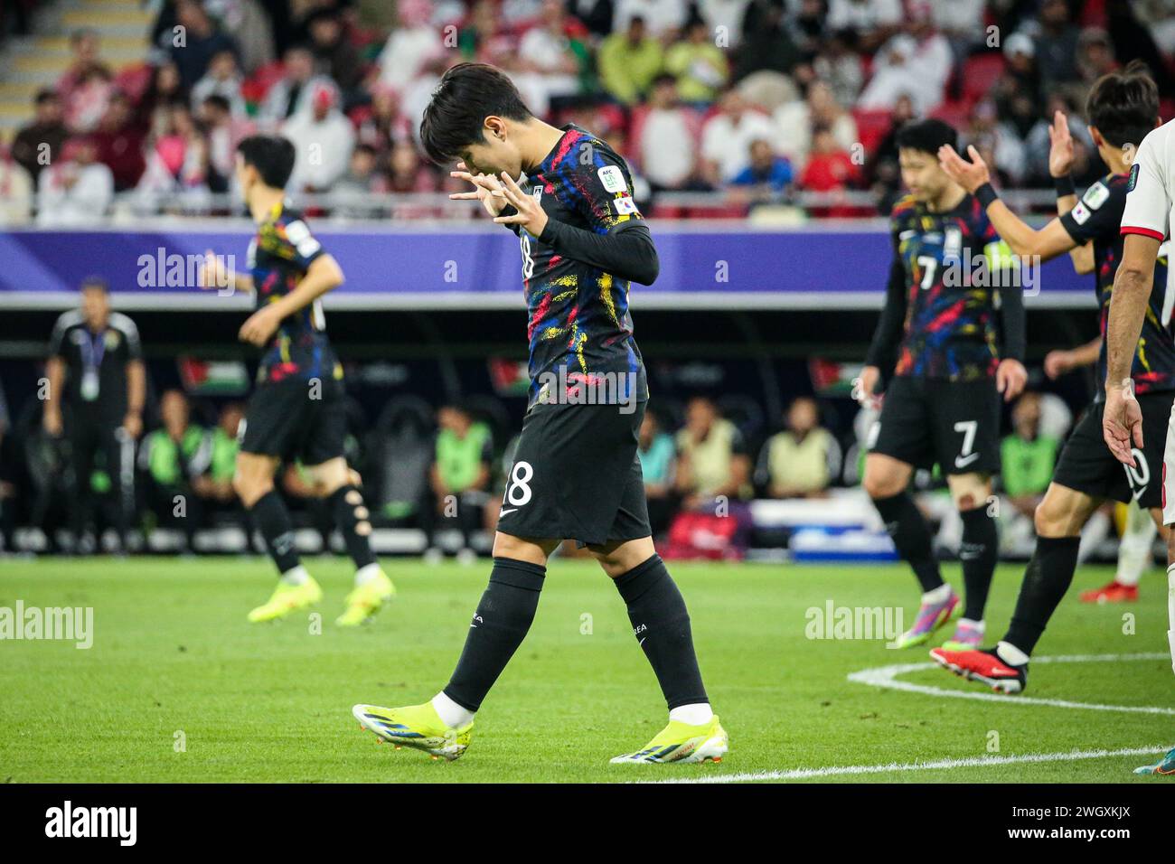 Doha, Qatar, 6 Feb 2024, AFC Asian Cup Qatar 2023 Semi-Final: Jordan 2 ...