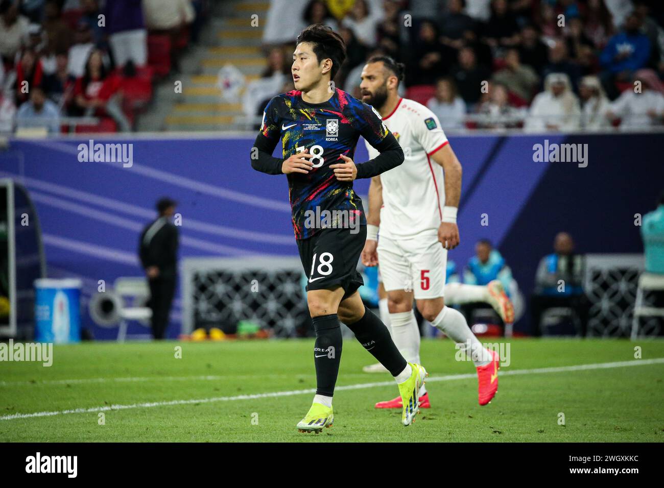 Doha, Qatar, 6 Feb 2024, AFC Asian Cup Qatar 2023 Semi-Final: Jordan 2 ...