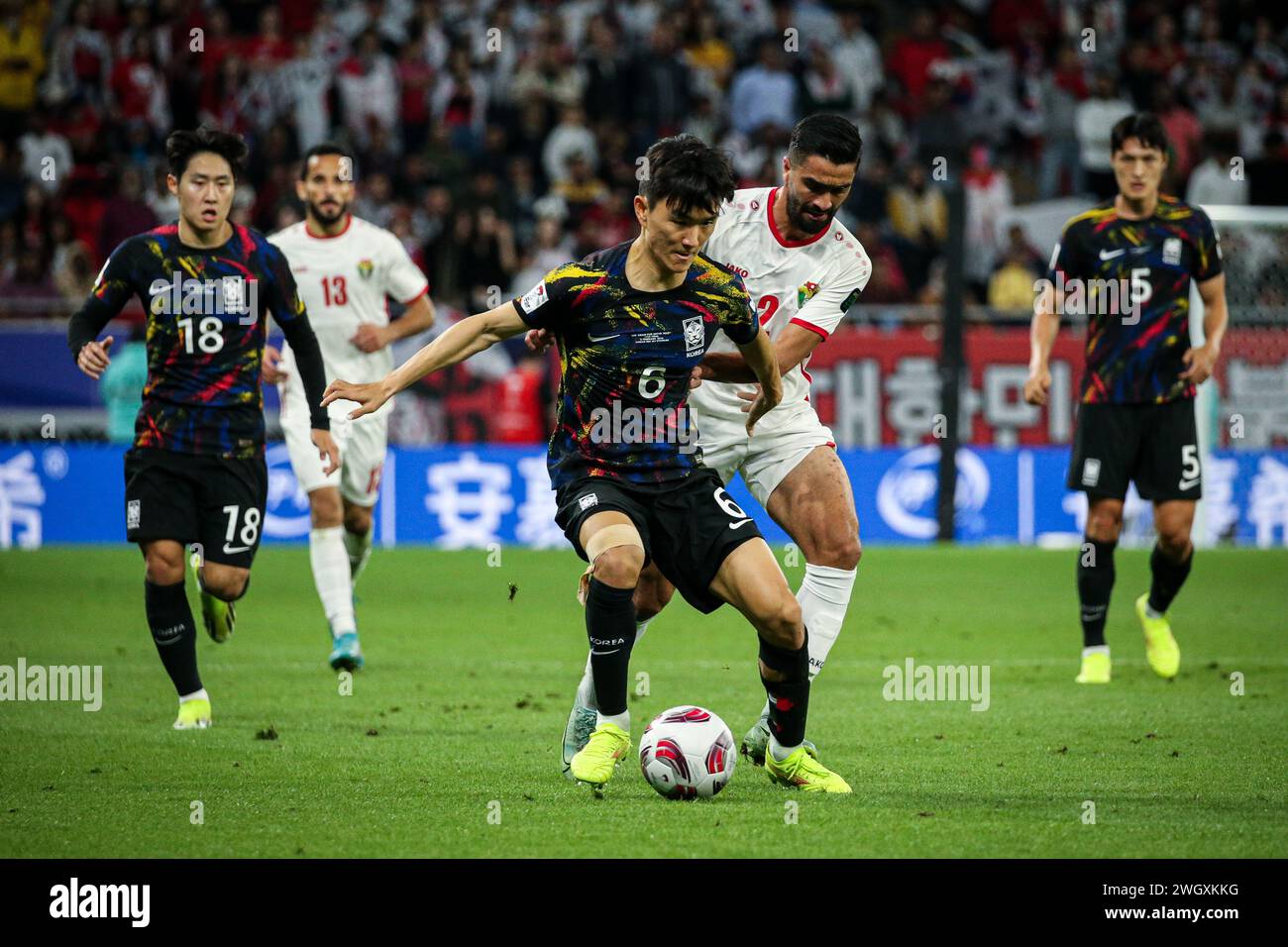 Doha, Qatar, 6 Feb 2024, AFC Asian Cup Qatar 2023 Semi-Final: Jordan 2 ...