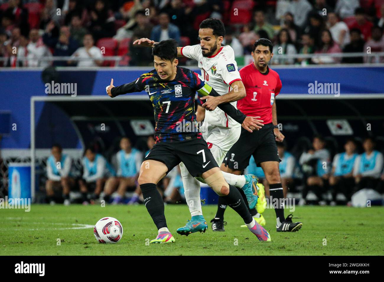 Doha, Qatar, 6 Feb 2024, AFC Asian Cup Qatar 2023 Semi-Final: Jordan 2 ...