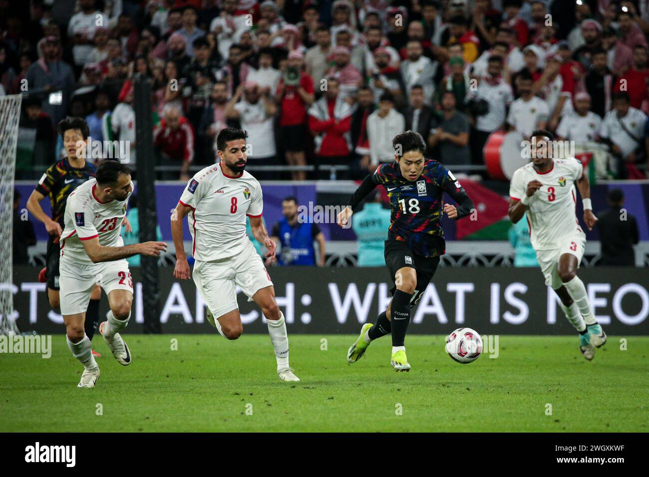 Doha, Qatar, 6 Feb 2024, AFC Asian Cup Qatar 2023 Semi-Final: Jordan 2 ...
