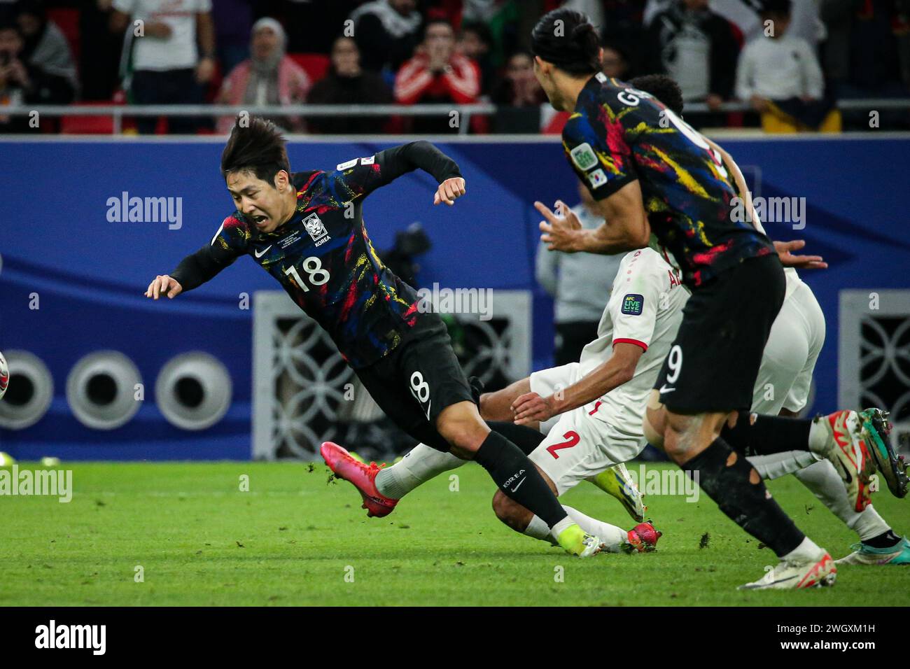 Doha, Qatar, 6 Feb 2024, AFC Asian Cup Qatar 2023 Semi-Final: Jordan 2 ...