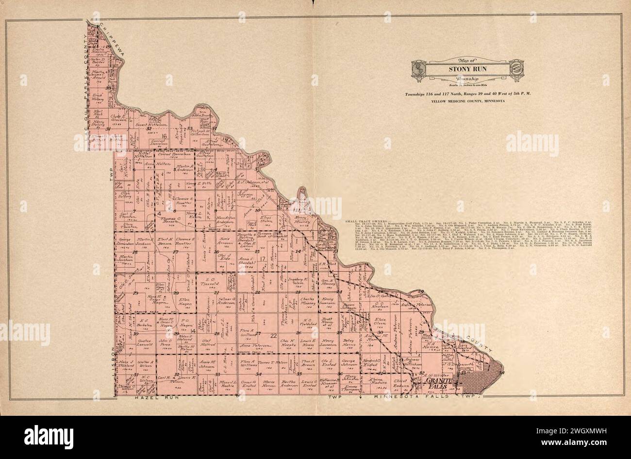 Atlas and farmers' directory of Yellow Medicine County, Minnesota ...