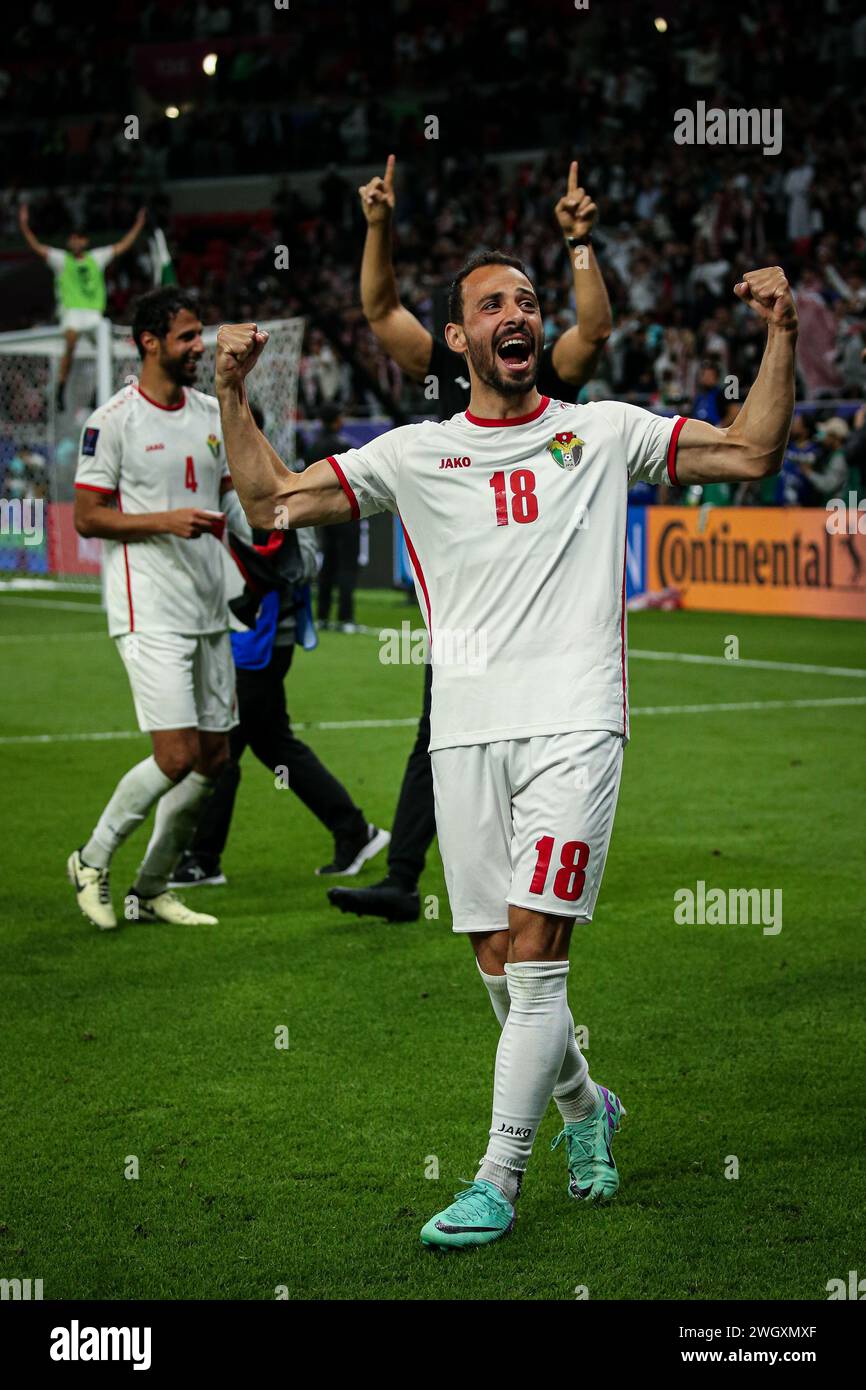 Doha, Qatar, 6 Feb 2024, AFC Asian Cup Qatar 2023 Semi-Final: Jordan 2 ...