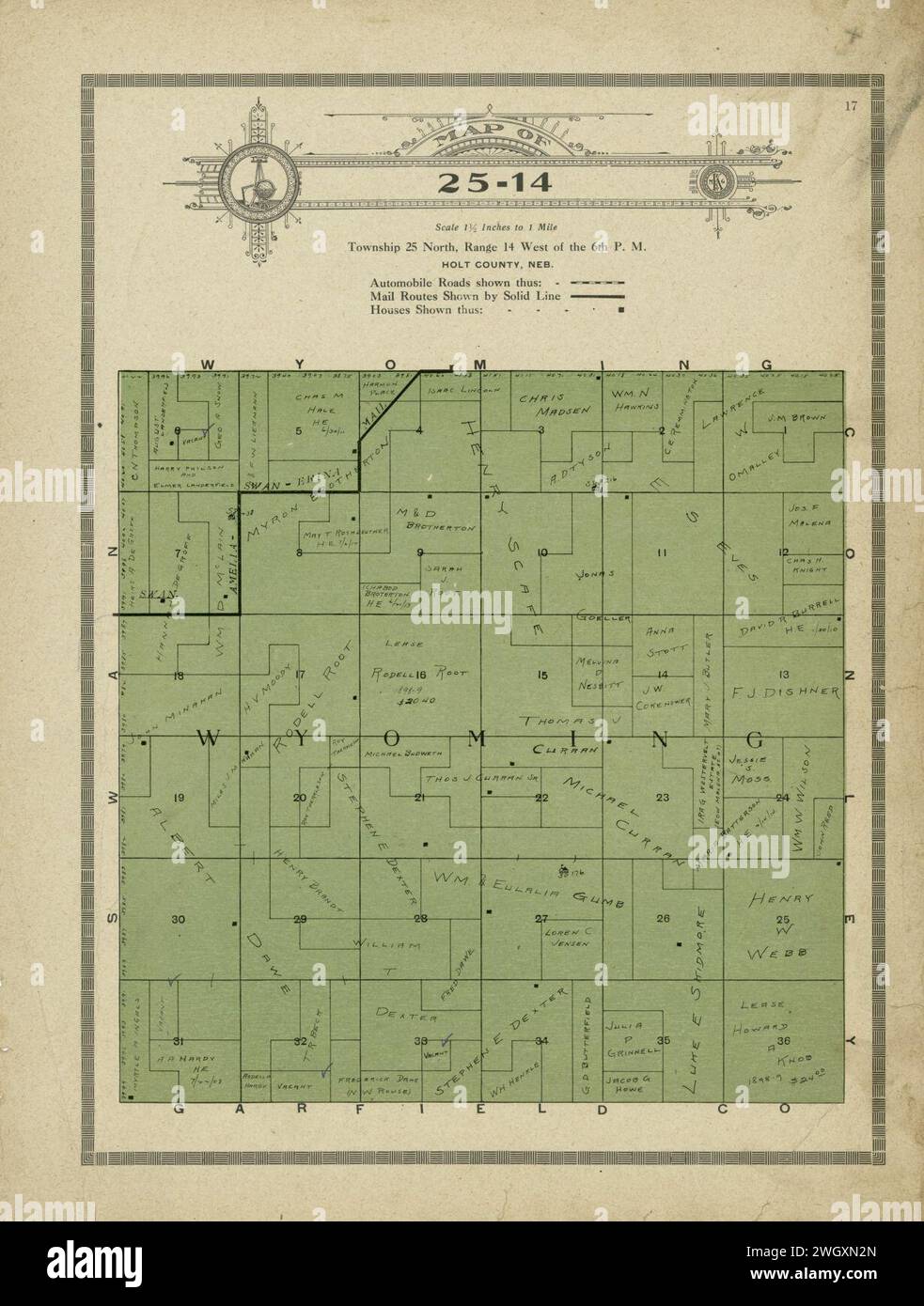 Holt county map hi-res stock photography and images - Alamy