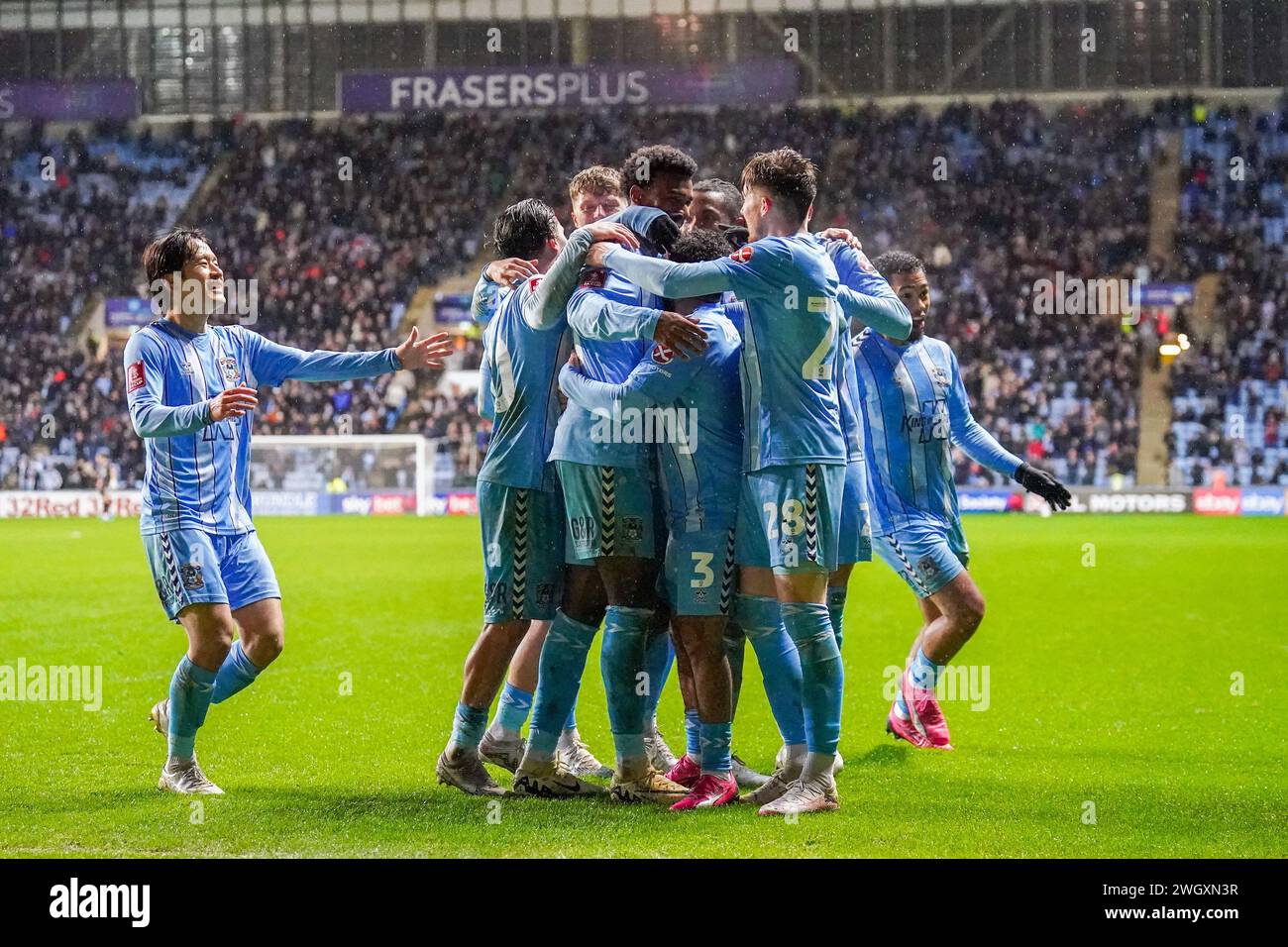 Coventry, UK. 06th Feb, 2024. Coventry City forward Haji Wright (11 ...