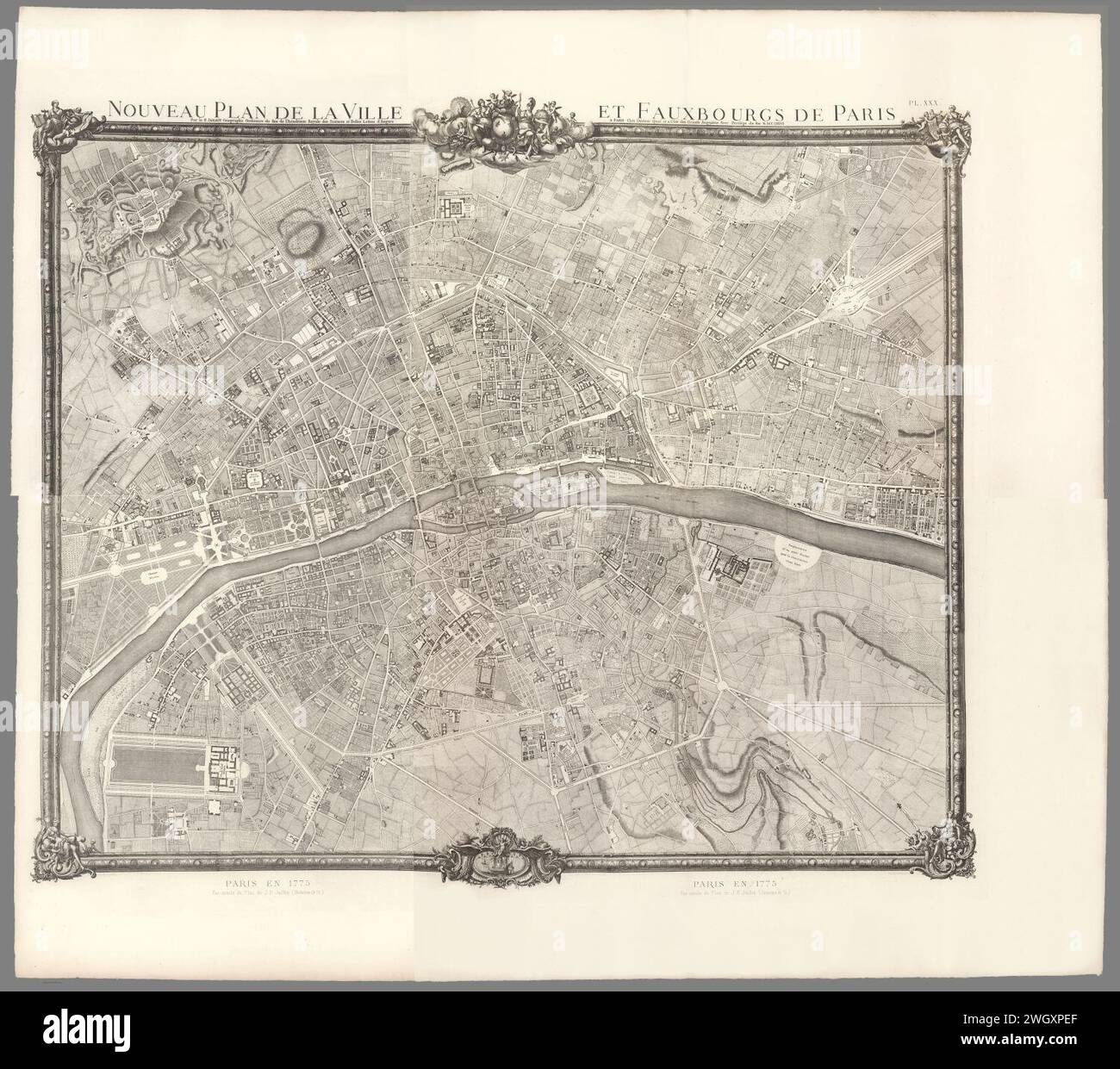 Atlas des anciens plans de Paris - 103. Paris en 1775 - David Rumsey ...