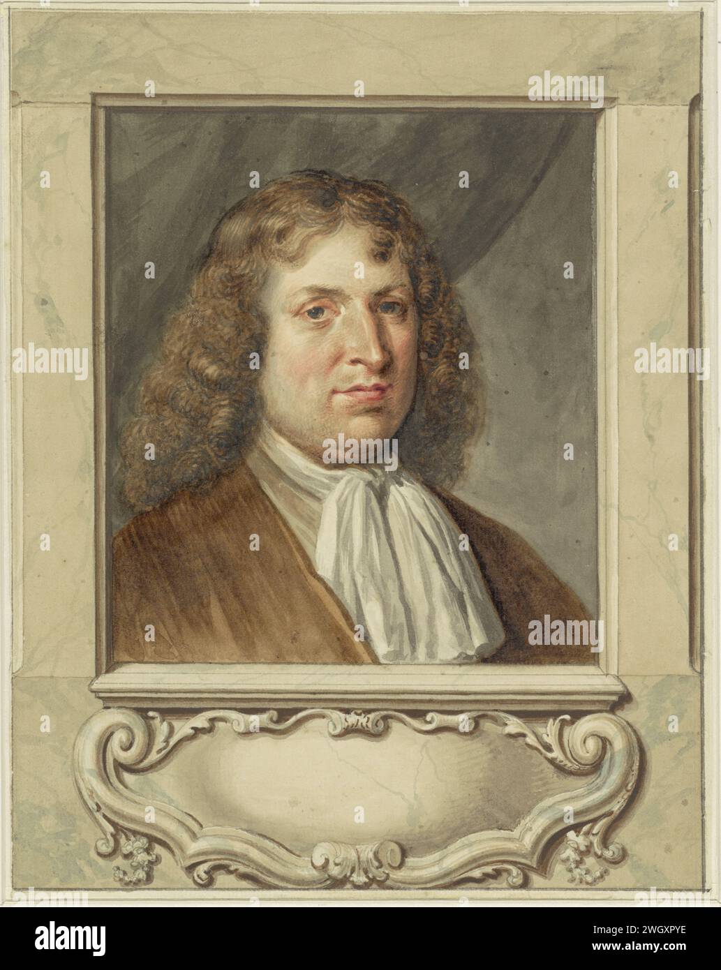 Portrait of Victor VICTORS, Tako Hajo Jelgersma, 1712 - 1795 drawing ...