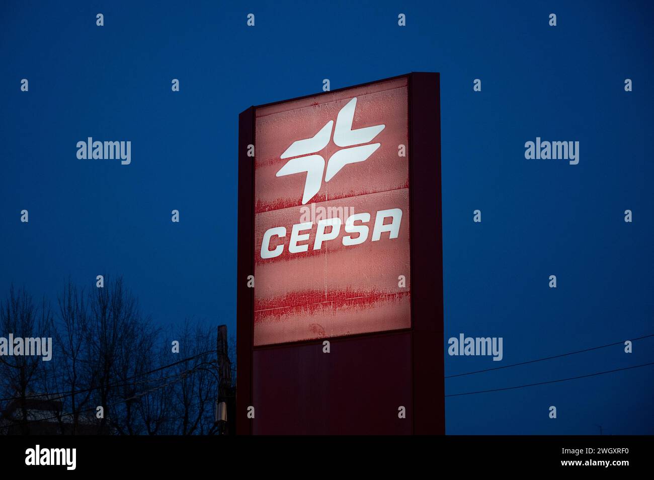 Cepsa, the Spanish multinational oil and gas company, gas station and ...