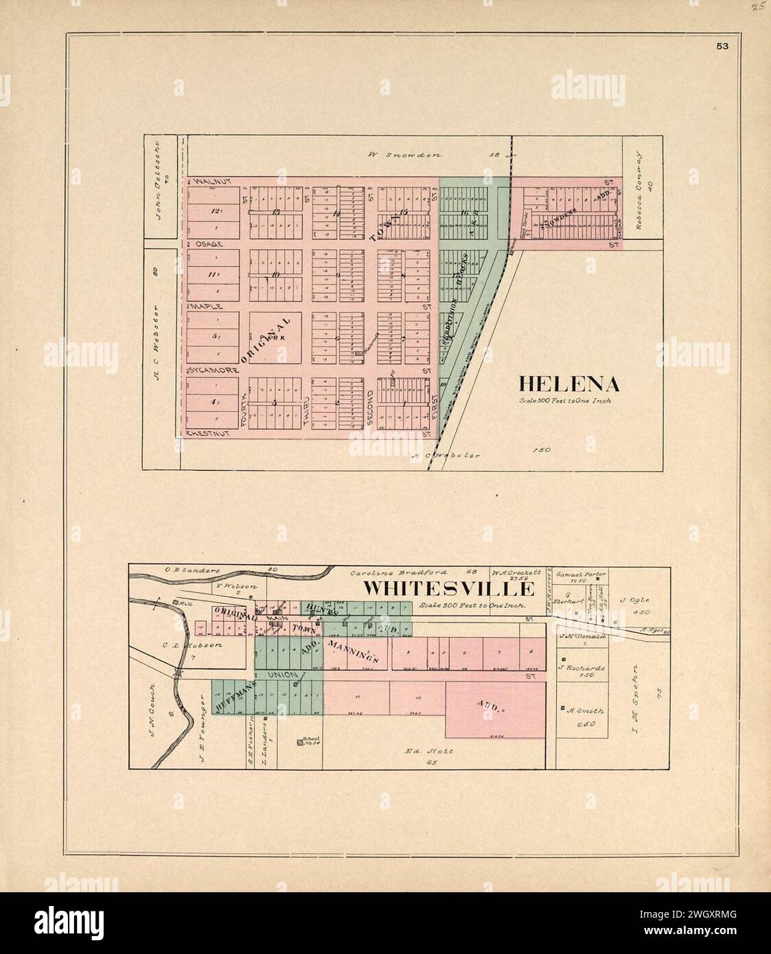 Andrew county map hi-res stock photography and images - Alamy