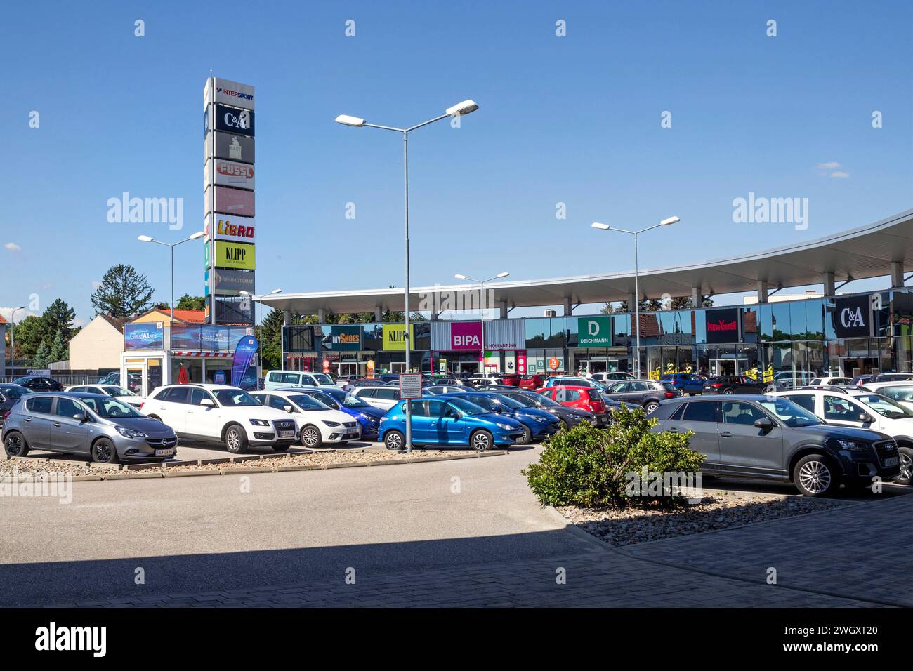 Hollabrunn NÖ Shopping Centre, Austria Stock Photo - Alamy