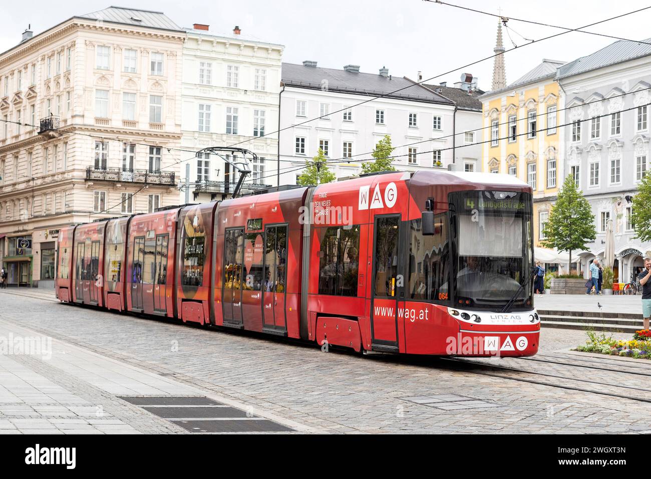 Tram Line 4, Linz OÖ, Austria Stock Photo - Alamy
