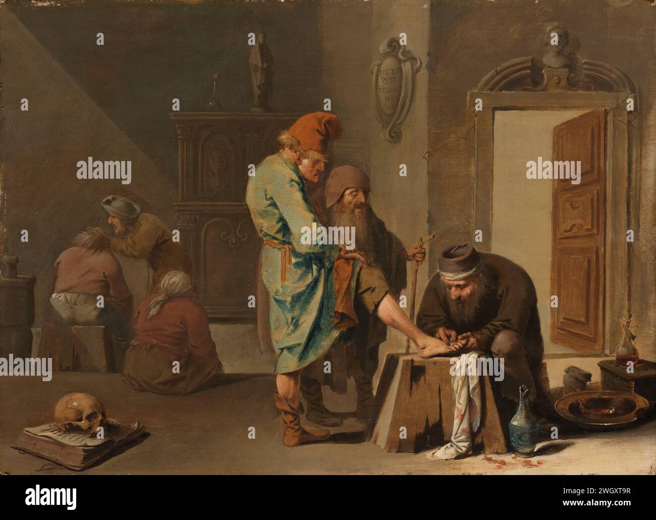 Foot surgery painting hi-res stock photography and images - Alamy