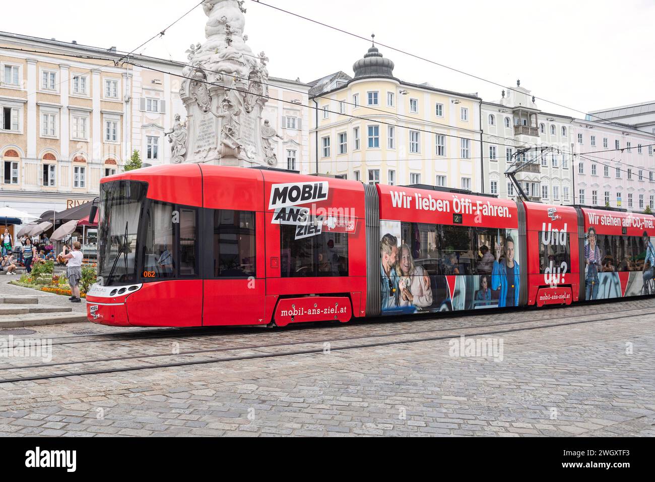 Tram Line 2, Linz OÖ, Austria Stock Photo - Alamy