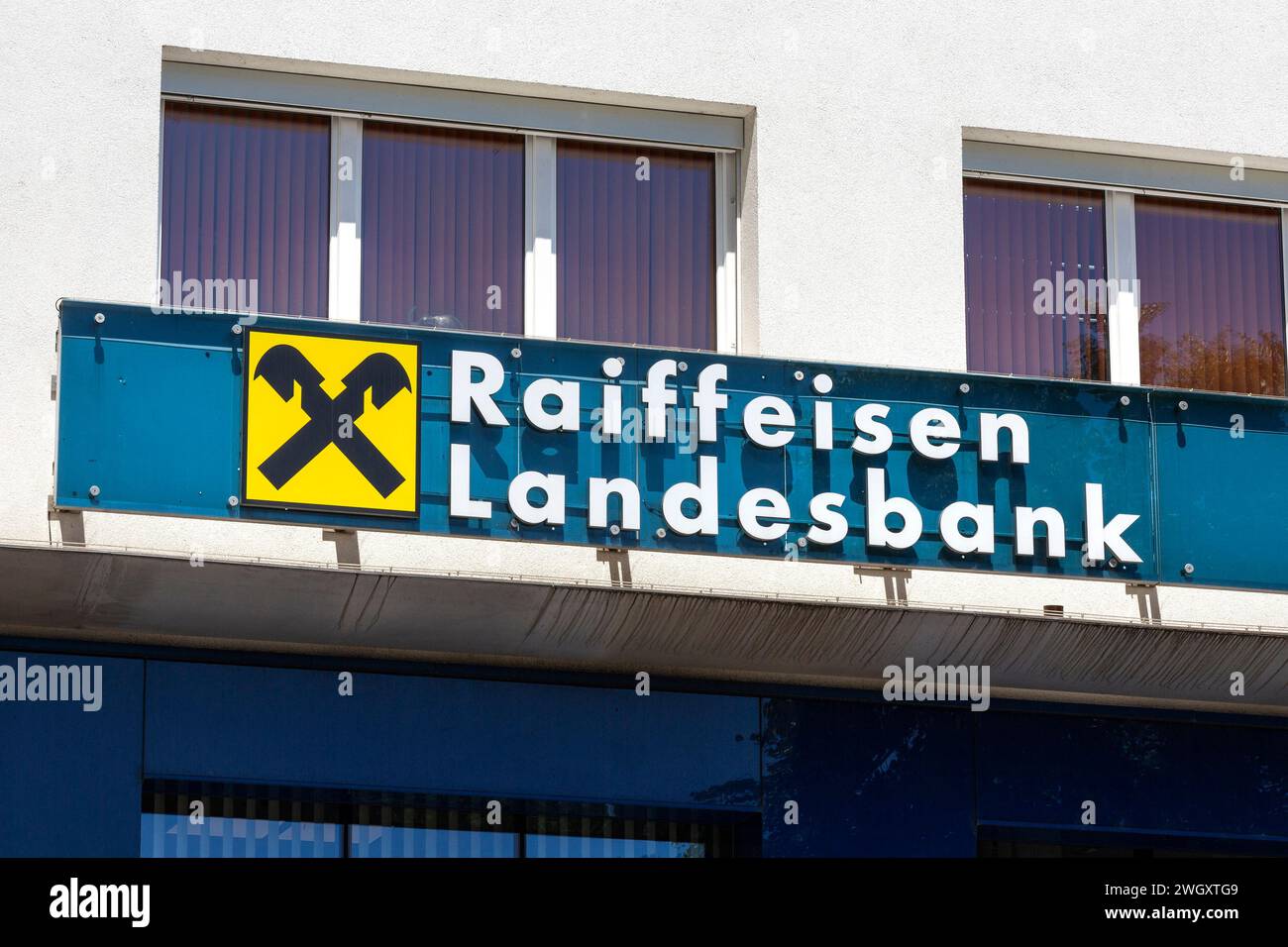 Raiffeisen Landesbank, Linz Oberösterreich, Austria Stock Photo - Alamy