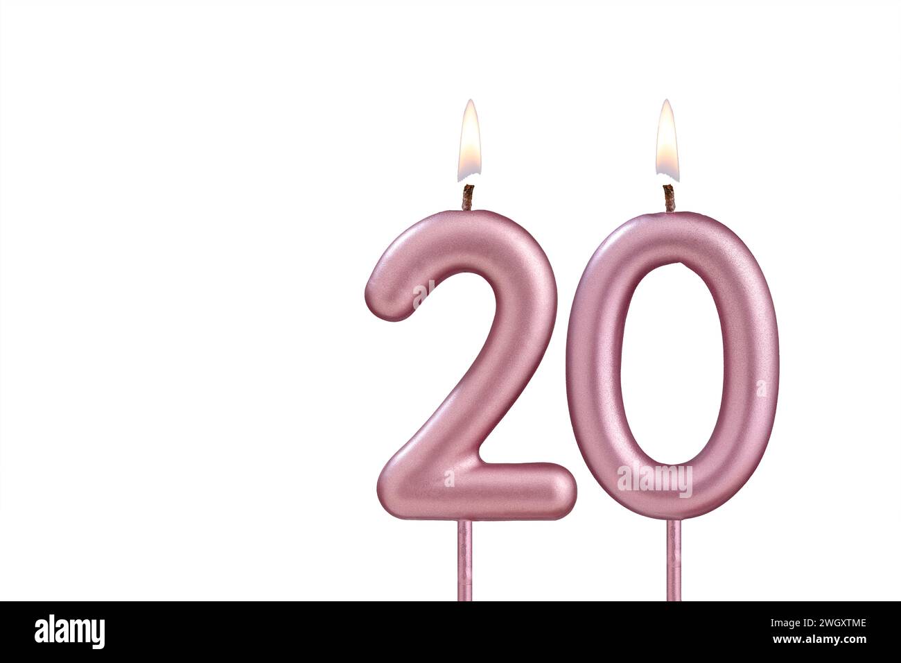 Number 20 anniversary birthday Cut Out Stock Images & Pictures - Alamy
