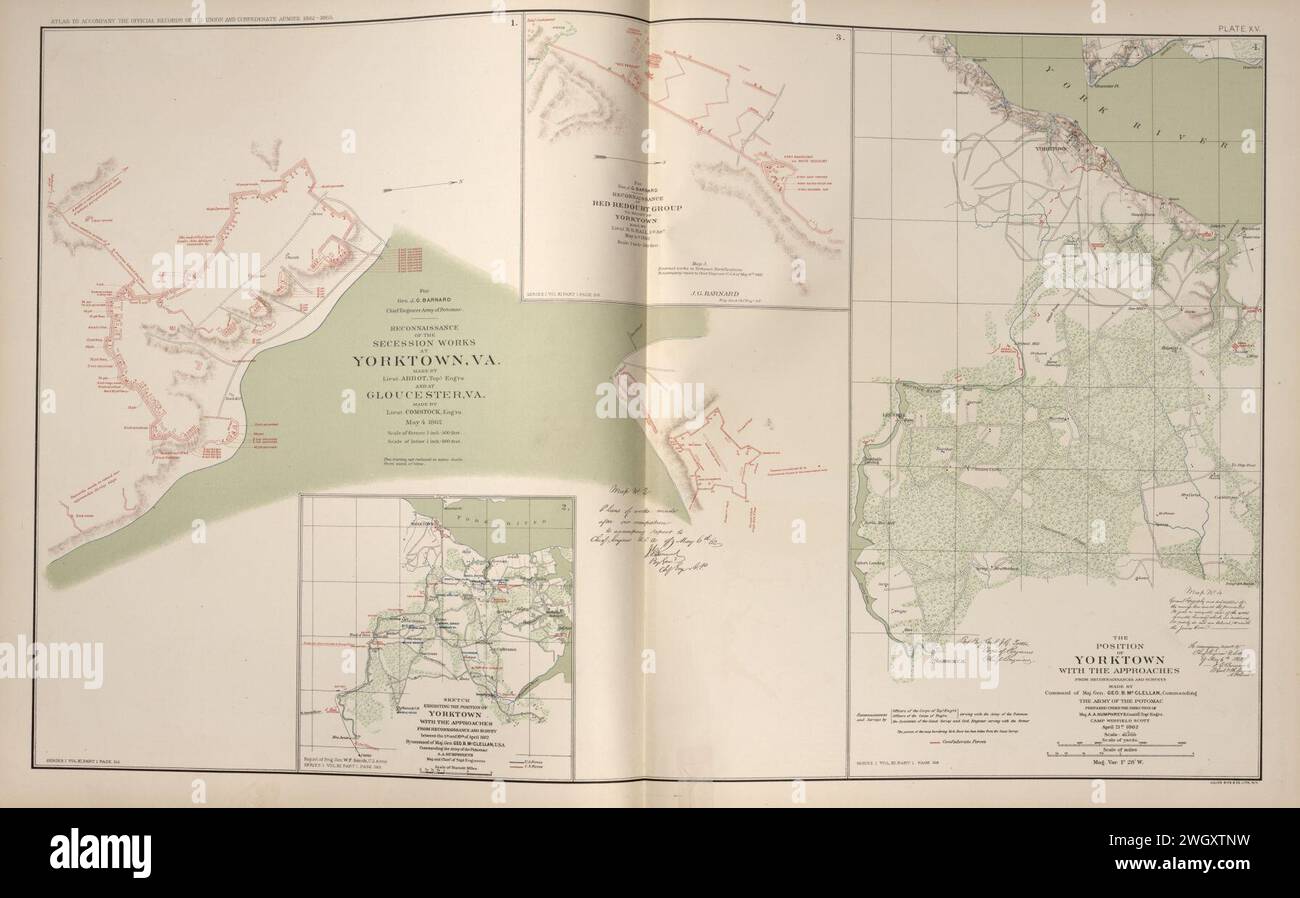 Atlas of the war of the Rebellion giving Union and Confederate armies ...