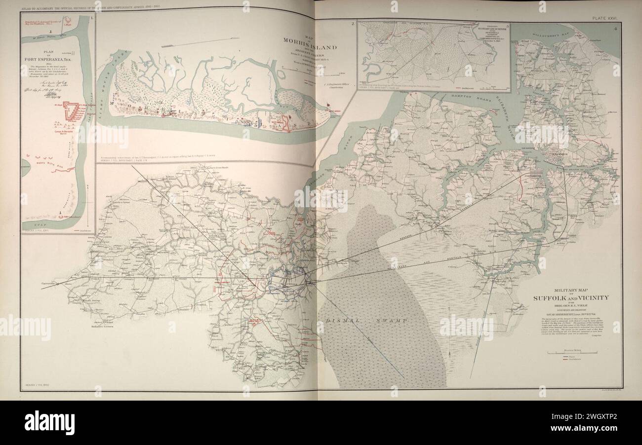 Atlas of the war of the Rebellion giving Union and Confederate armies ...