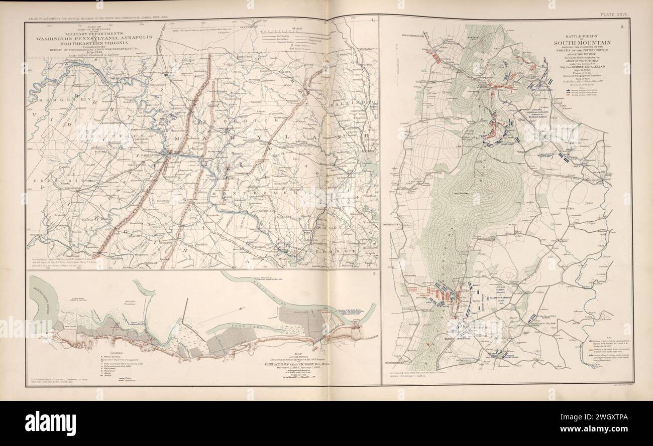 Atlas of the war of the Rebellion giving Union and Confederate armies ...
