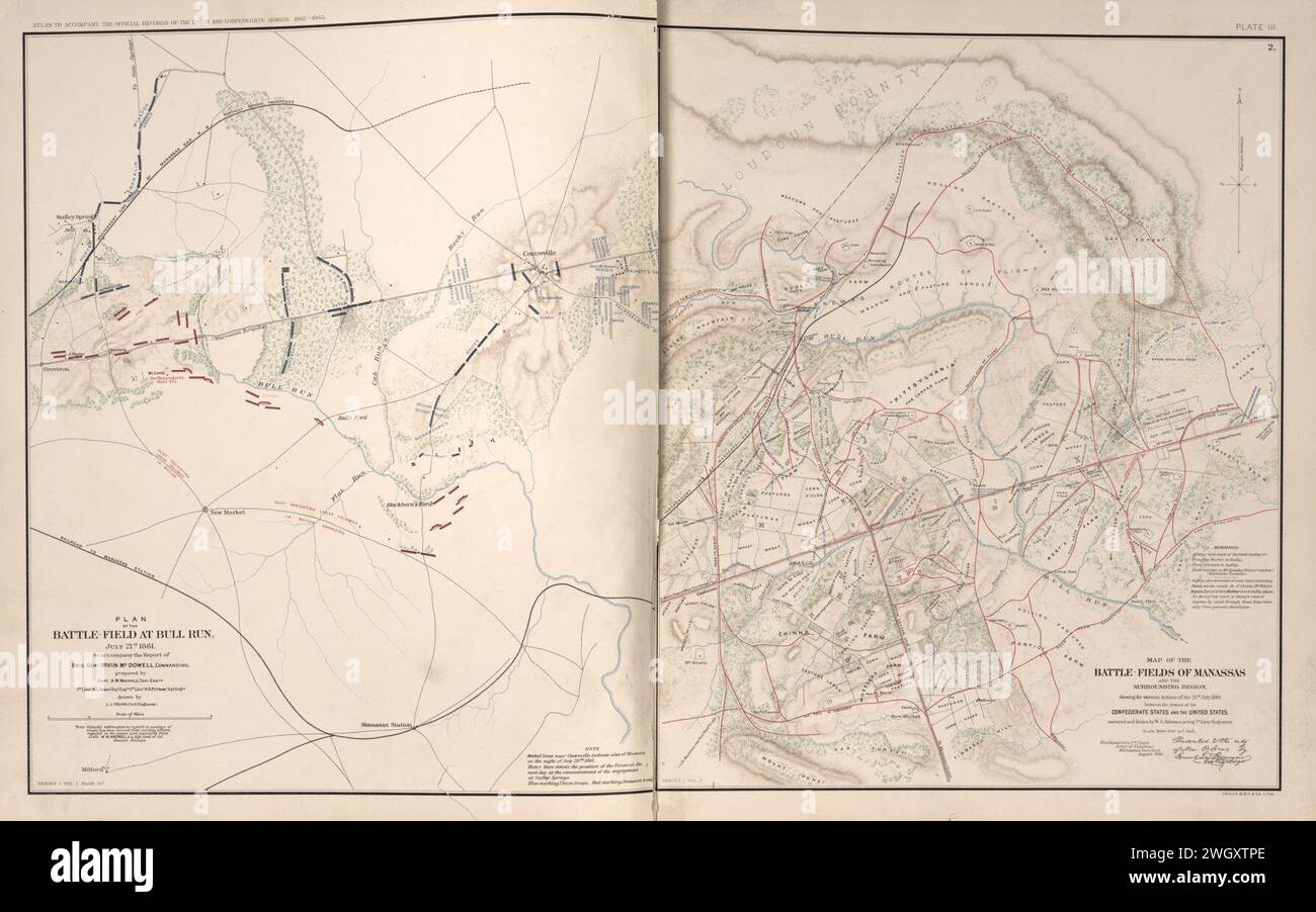 Atlas of the war of the Rebellion giving Union and Confederate armies ...