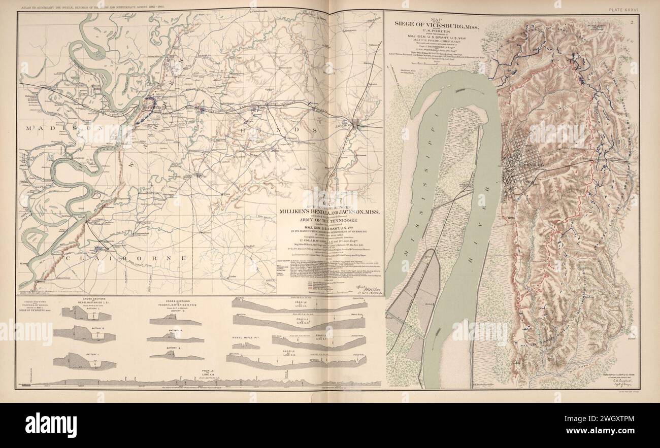 Atlas of the war of the Rebellion giving Union and Confederate armies ...