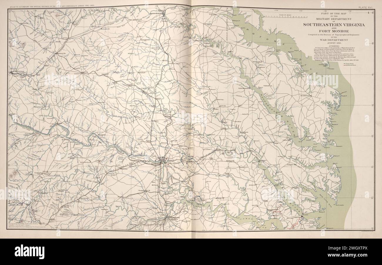 Atlas of the war of the Rebellion giving Union and Confederate armies ...