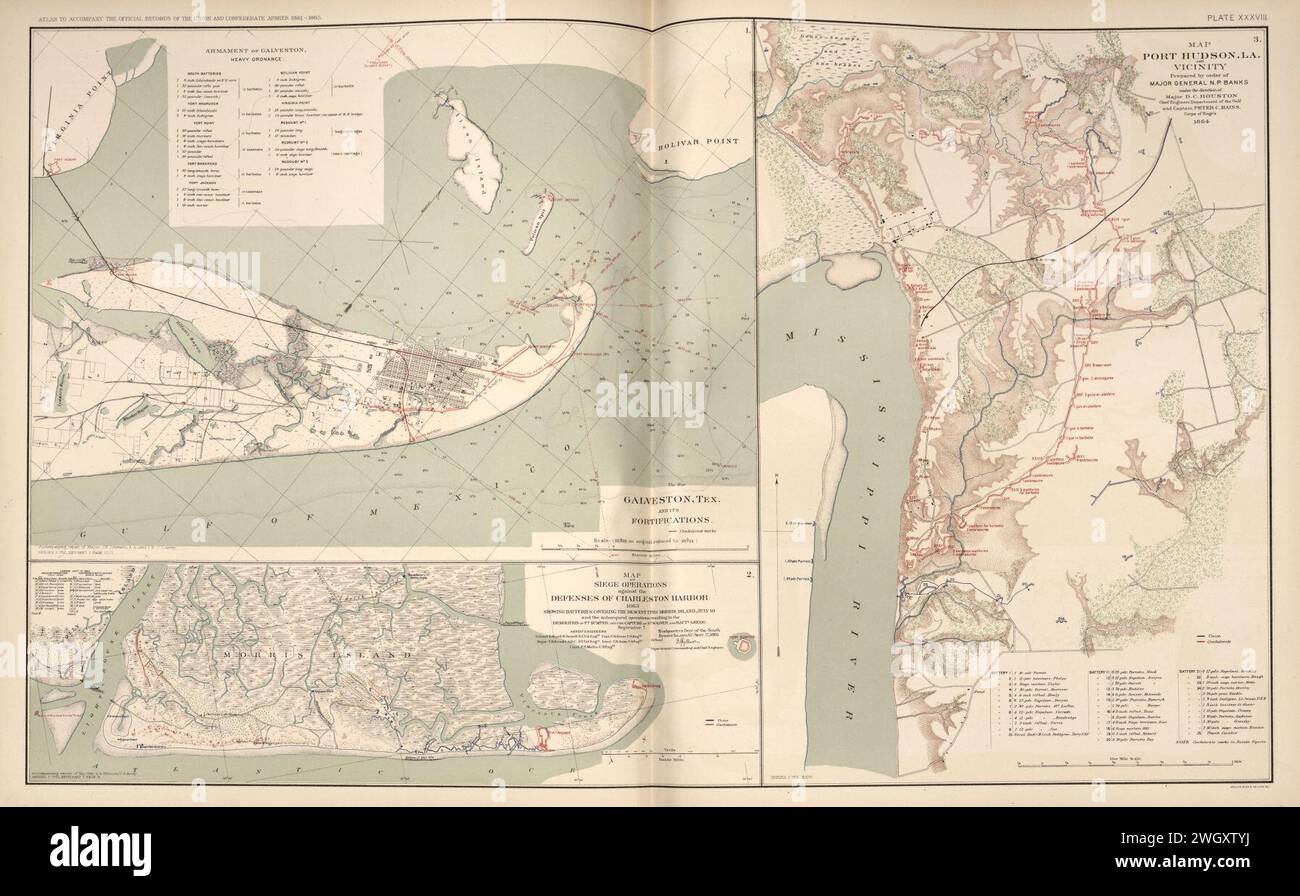 Atlas of the war of the Rebellion giving Union and Confederate armies ...