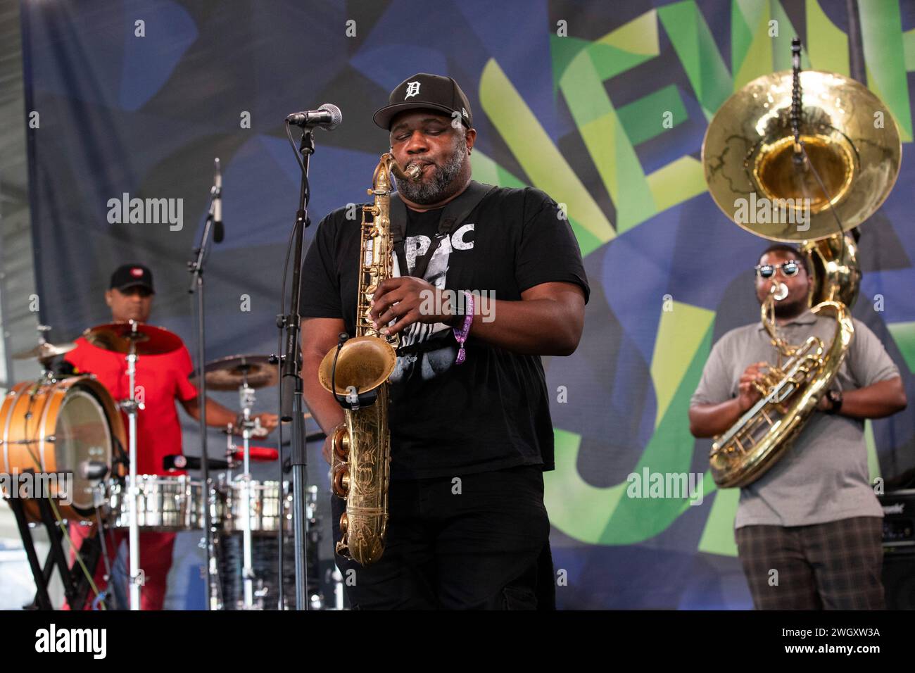 The Soul Rebels from left snare drummer Lumar LeBlanc, saxophonist ...