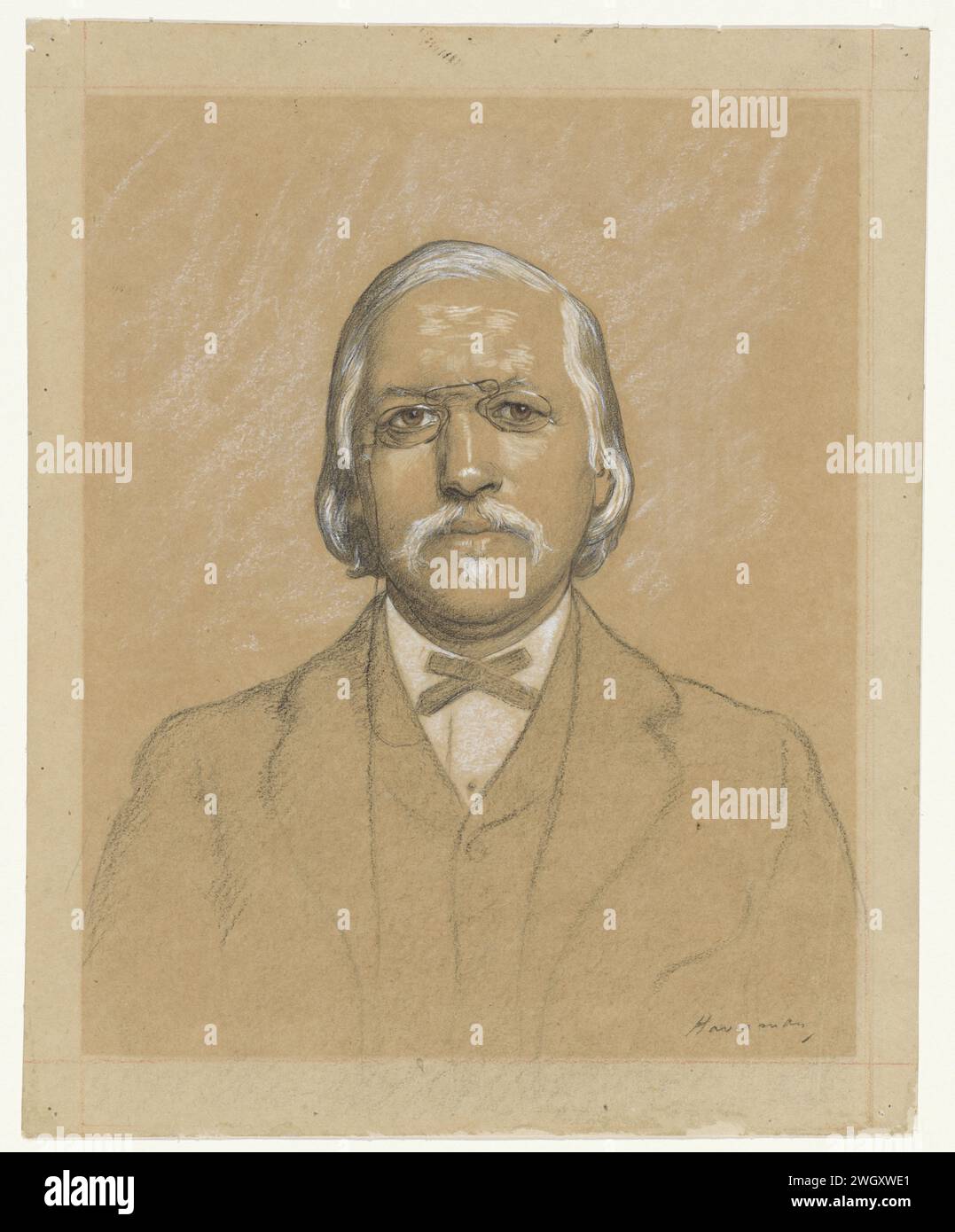 Portrait of Professor H.P.G. Quack, Hendrik Johannes Haverman, 1867 ...