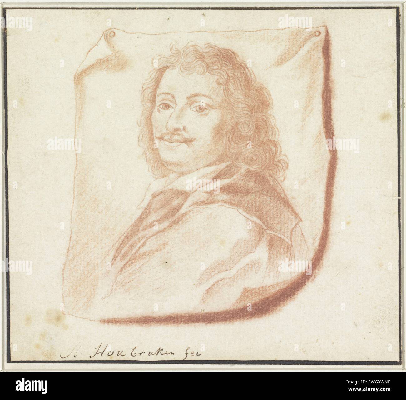 Portrait of Cornelis van Poelenburg, Jacob Houbraken, 1708 - 1780 ...