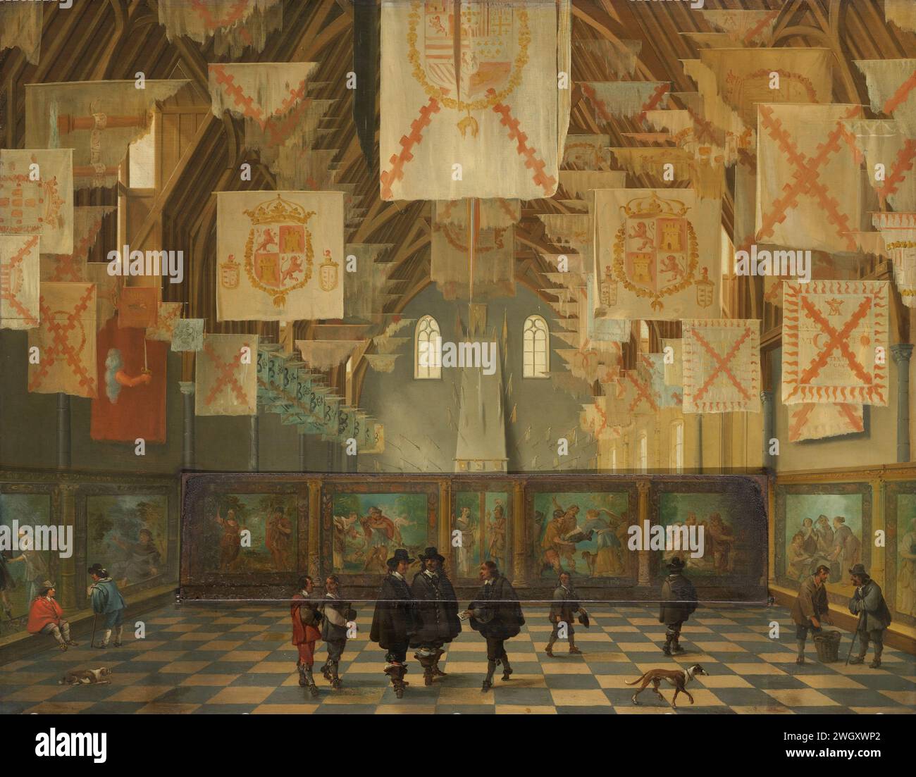 The Great Assembly of 1651, Bartholomeus van Bassen, c. 1651 painting ...