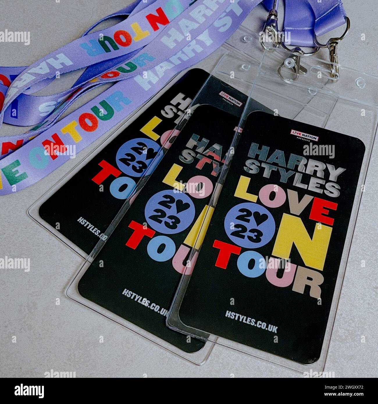Harry Styles Love On Tour Lanyard and collector ticket Australia 2023 ...