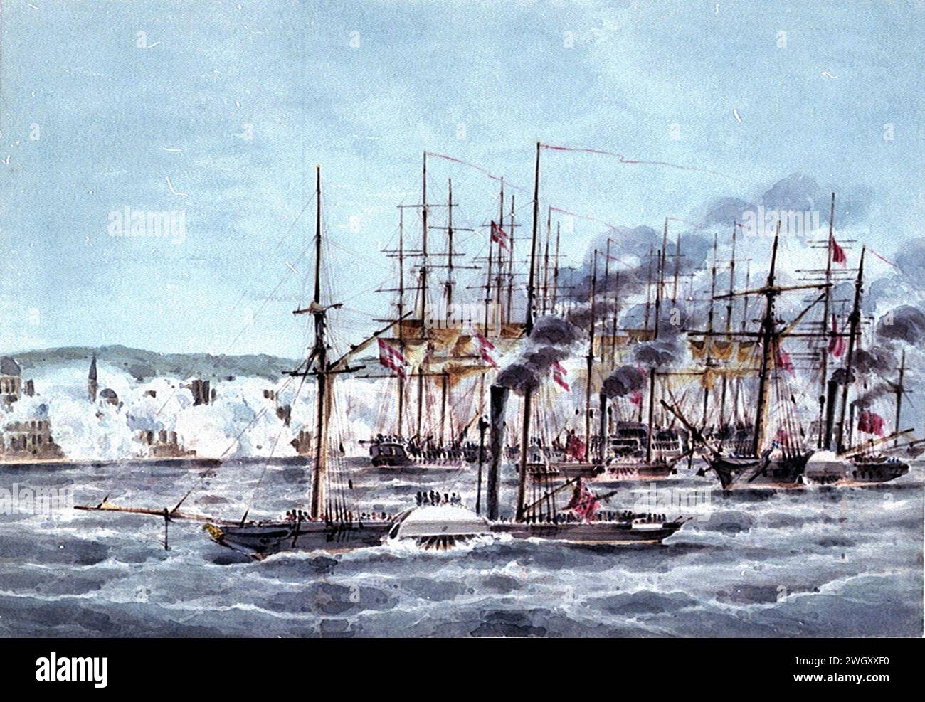 Attack and capture of St Jean D'Acre by a combined squadron under Adm ...